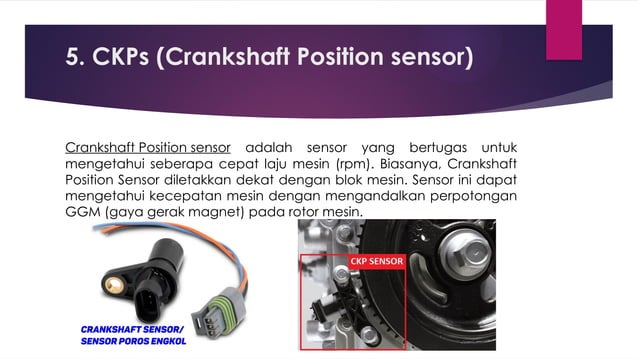 jenis jenis sensor pada kendaraan mobill | PPTX