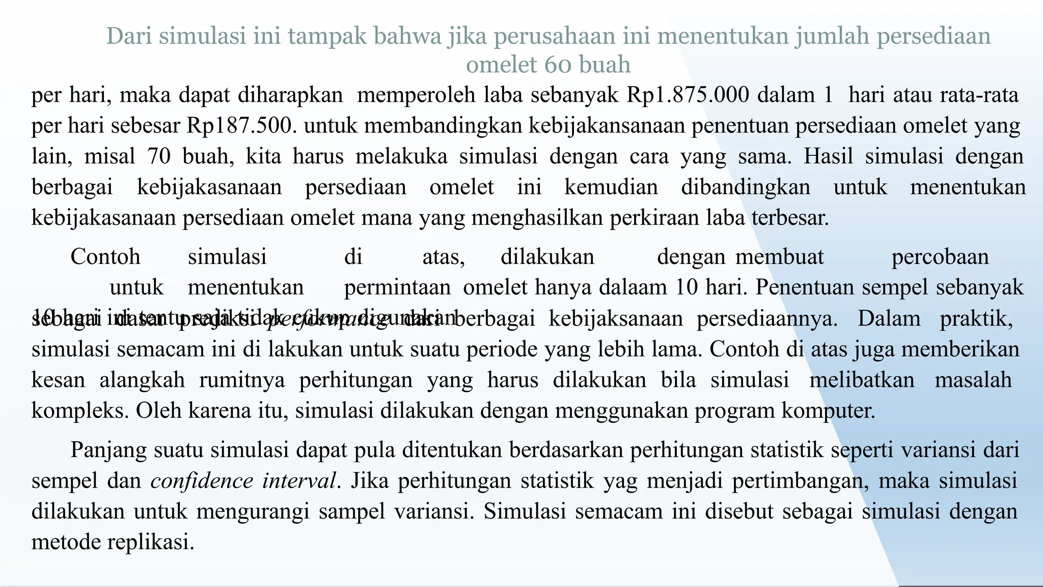 Jenis jenis simulasi Teori Pengambilan Keputusan.pptx