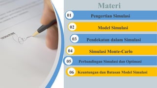 Jenis jenis simulasi Teori Pengambilan Keputusan.pptx