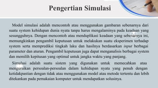 Jenis jenis simulasi Teori Pengambilan Keputusan.pptx