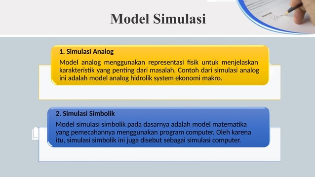 Jenis jenis simulasi Teori Pengambilan Keputusan.pptx