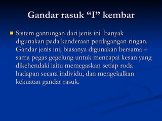 Jenis – jenis sistem gantungan hadapan | PPT