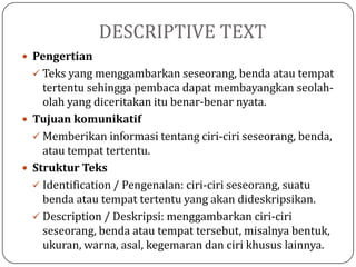 Jenis – jenis text | PPTX