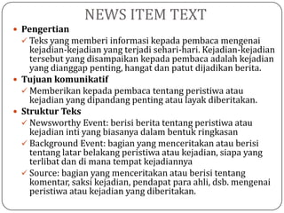 Jenis – jenis text | PPTX
