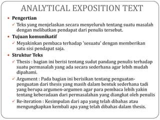 Jenis – jenis text | PPTX