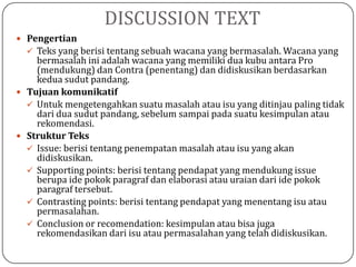 Jenis – jenis text | PPTX