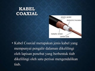 Jenis kabel network | PPTX