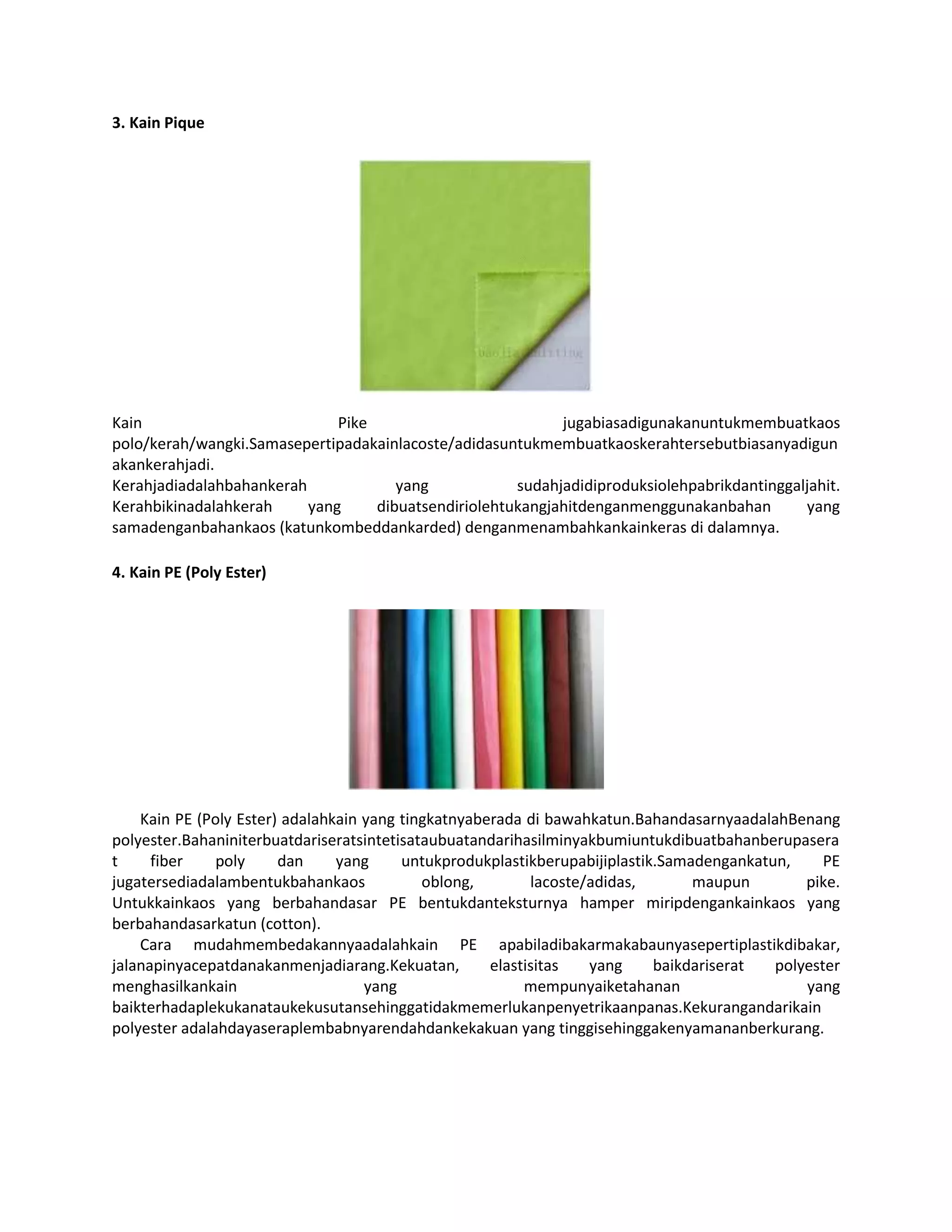 Jenis kain | PDF
