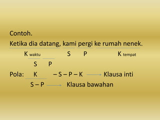 Jenis Kalimat dalam pembejaran Bahasa Indonesia.ppt