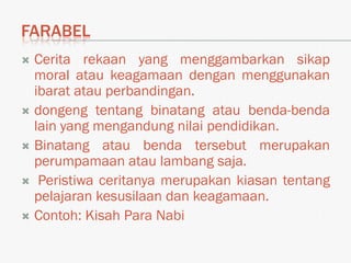 Jenis karya sastra melayu lama | PPT