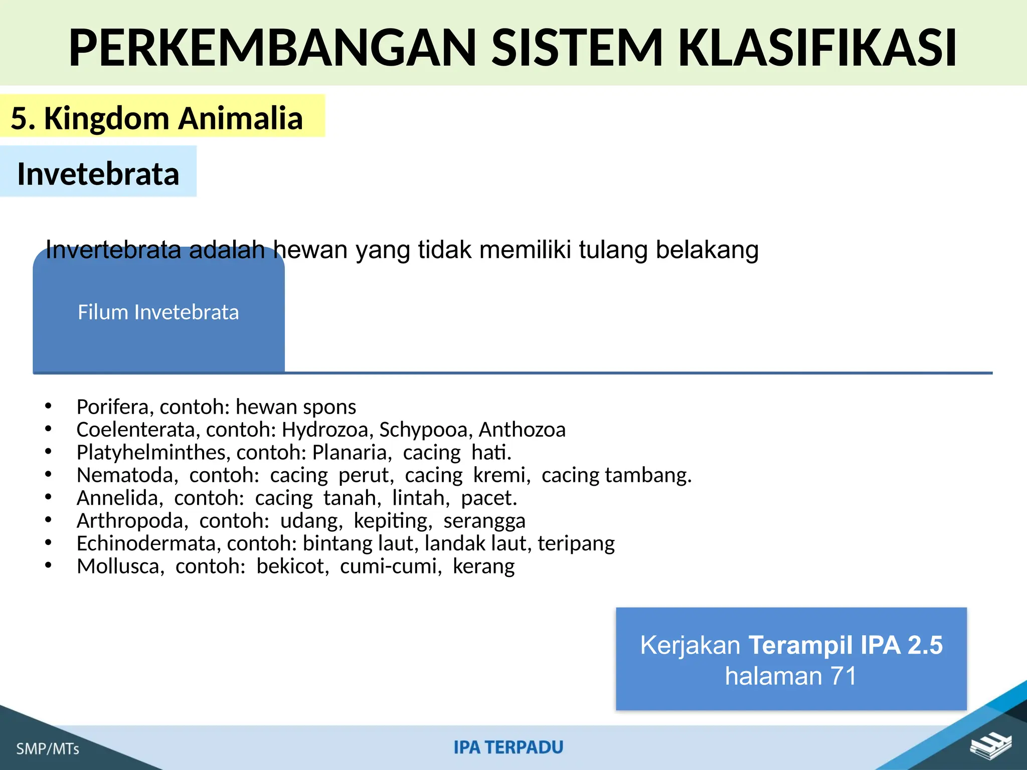 jenis klasifikasi yang dibuat secara detail | PPTX