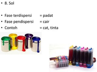 JENIS KOLOID DAN CONTOHNYA | PPTX