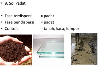 JENIS KOLOID DAN CONTOHNYA | PPTX