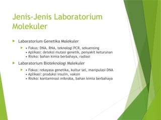Jenis Jenis Laboratorium_Molekuler_K3.pptx
