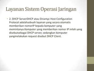 Jenis layanan & macam sistem | PPT