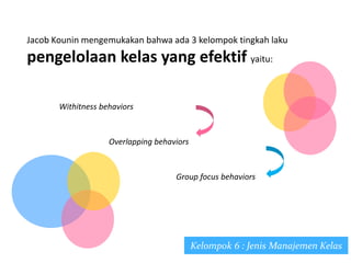 Jenis manajemen kelas | PPTX
