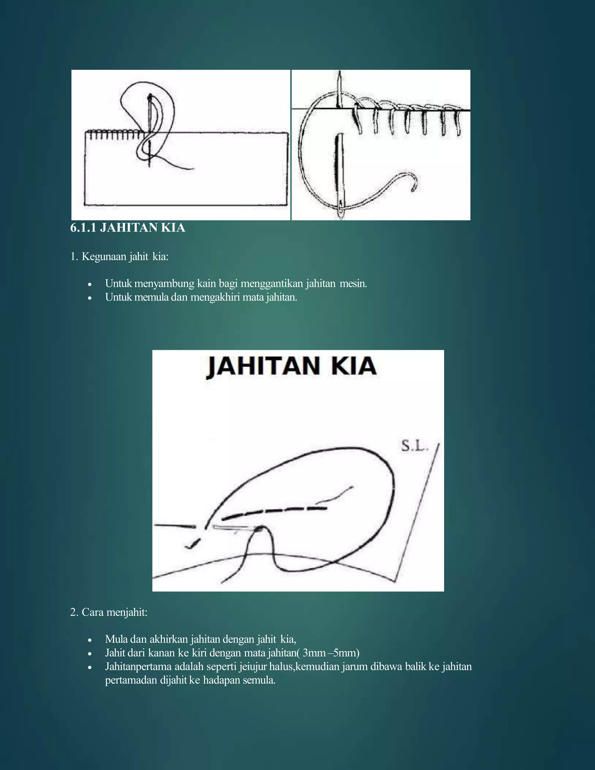 Jenis mata jahitan tahun 5 | PPTX