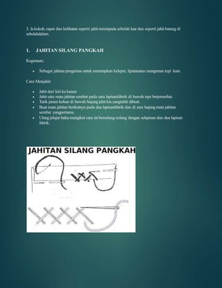 Jenis mata jahitan tahun 5 | PPTX