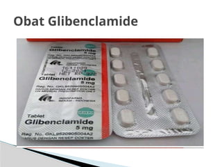 JENIS jenis OBAT untuk pasien Diabetes Militus pptx | PPT