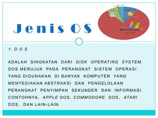 Jenis os | PPT