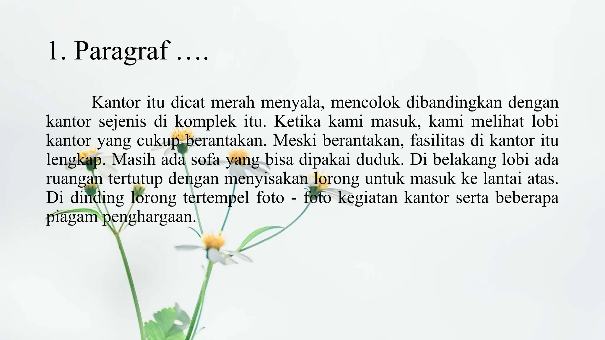 Jenis - jenis paragraf berdasarkan isinya | PPTX