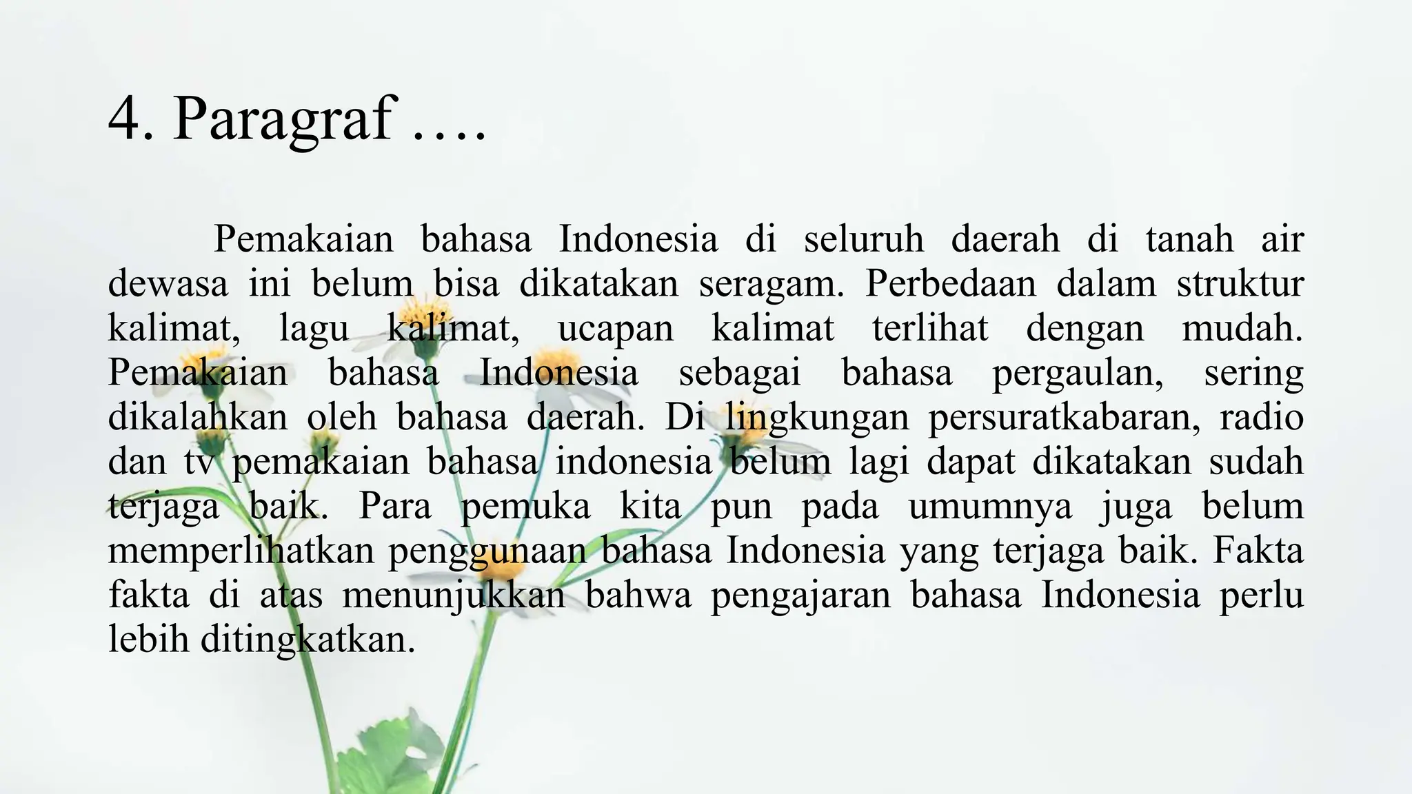 Jenis - jenis paragraf berdasarkan isinya | PPT