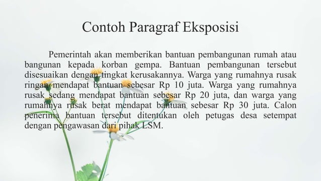 Jenis - jenis paragraf berdasarkan isinya | PPT
