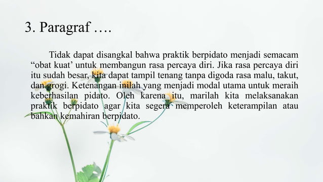 Jenis - jenis paragraf berdasarkan isinya | PPT