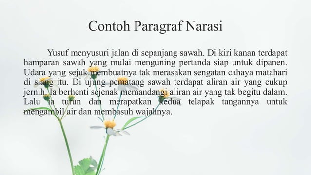 Jenis - jenis paragraf berdasarkan isinya | PPT