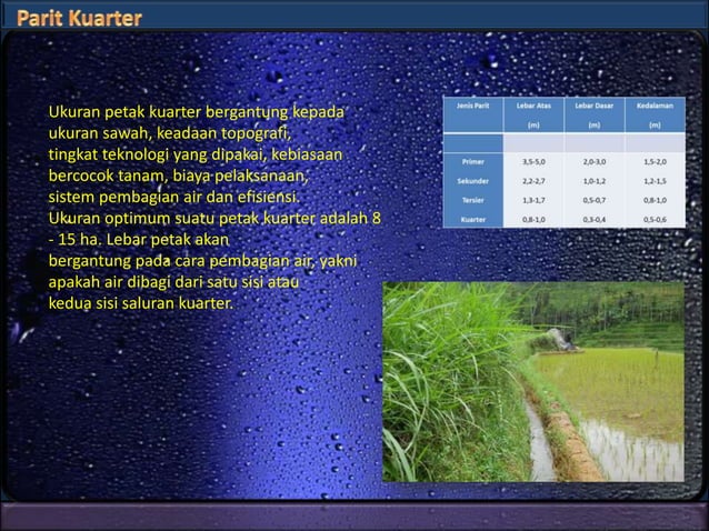 Jenis parit on construction | PPTX