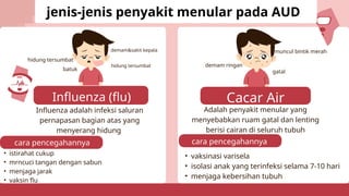 Jenis penyakit menular dan cara pencegahannya pada AUD.pptx