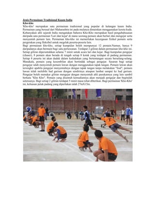 PERMAINAN TRADISIONAL | DOCX