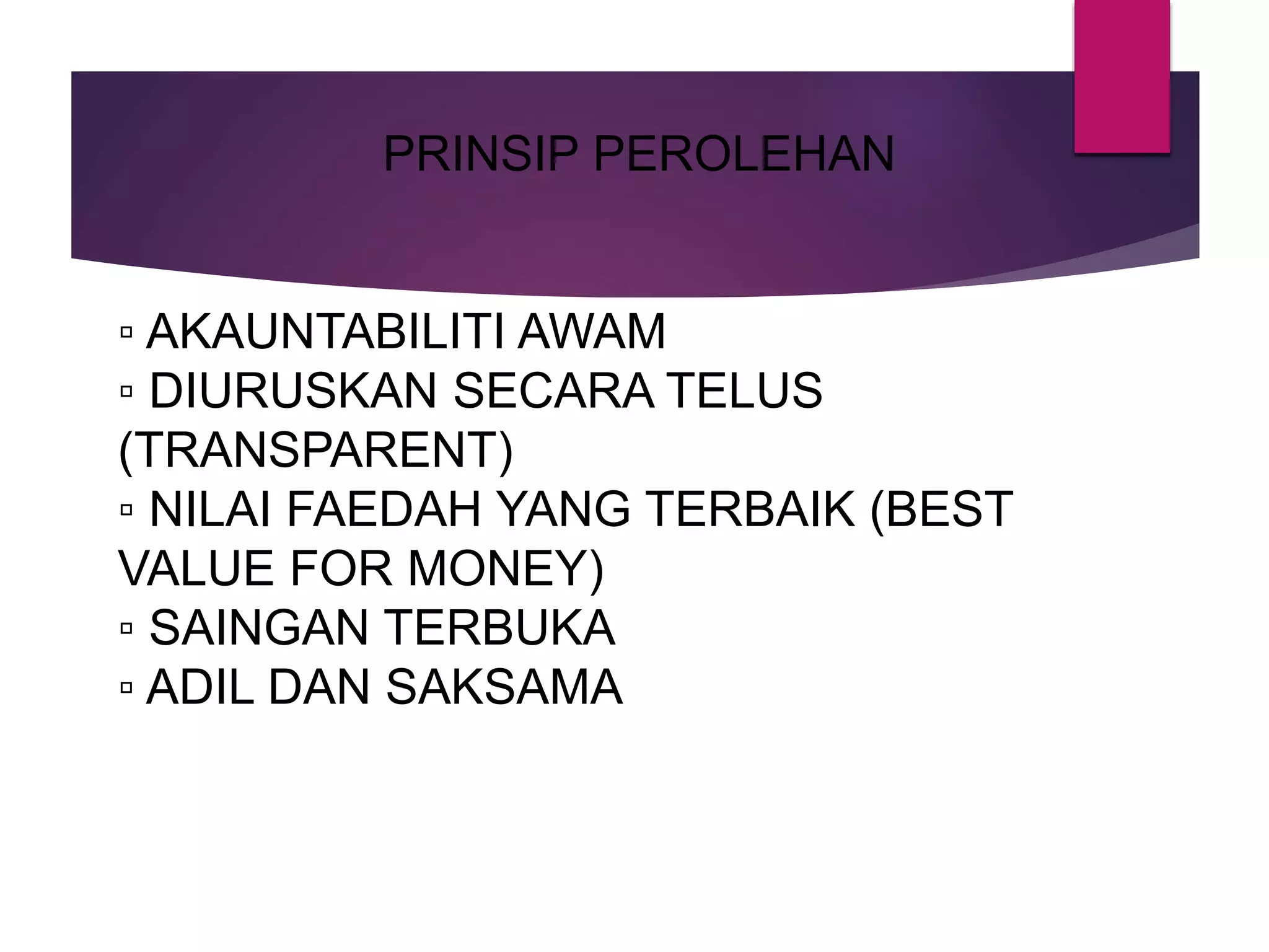 JENIS PEROLEHAN DAN TATACARA.ppt