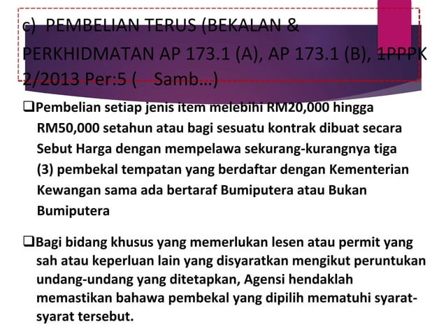 JENIS PEROLEHAN DAN TATACARA.ppt