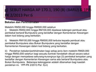 JENIS PEROLEHAN DAN TATACARA.ppt