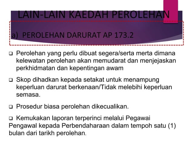 JENIS PEROLEHAN DAN TATACARA.ppt