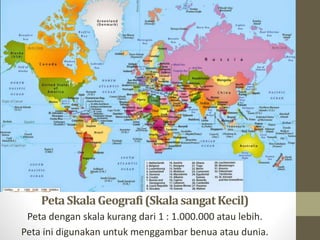 Jenis peta berdasarkan skalanya | PPTX