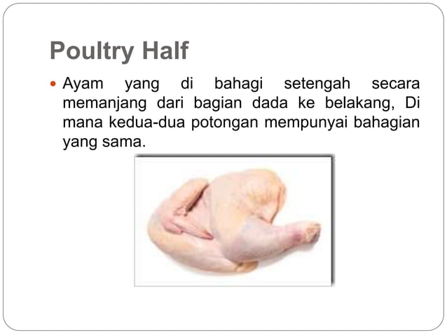 Jenis potongan ayam | PPTX