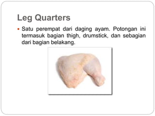 Jenis potongan ayam | PPTX