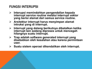 Jenis & proses interupsi | PPT