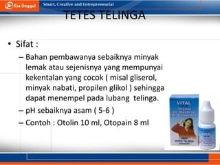 Jenis Sediaan Obat pada pasien yang sakit | PDF