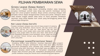 Jenis Sewa dan Properti dalam Manajemen Aset | PPTX
