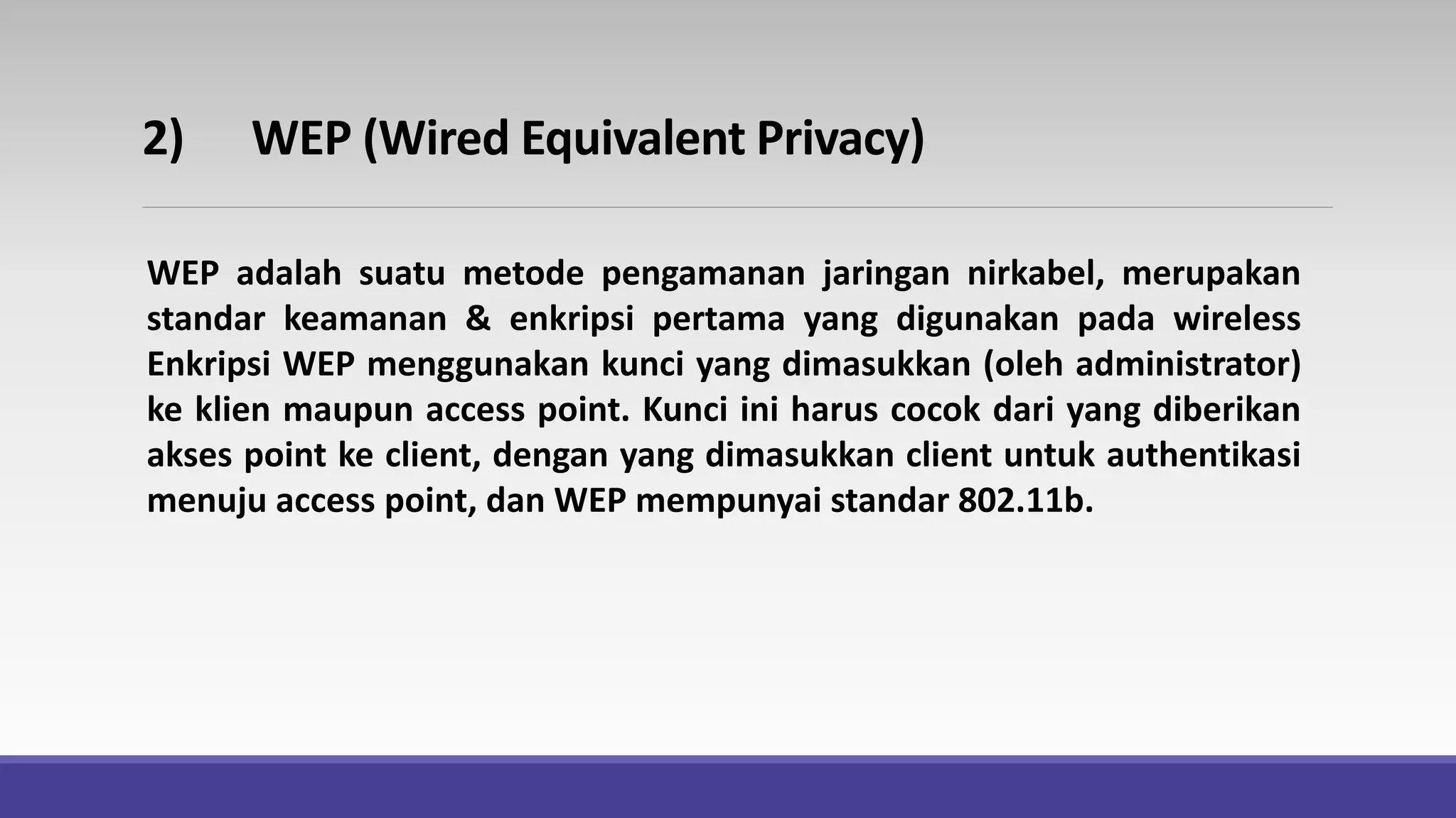 Jenis sistem keamanan pada jaringan nirkabel | PPTX