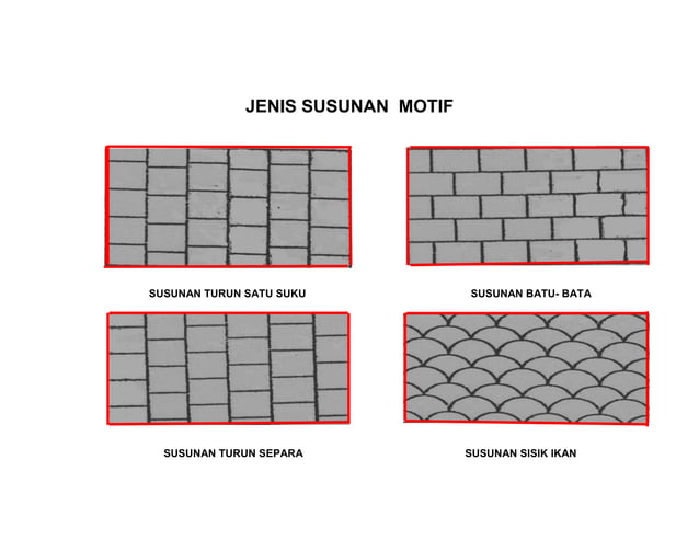 Jenis susunan motif | DOCX