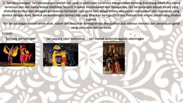 JENIS TARI KREASI yang ada di seluruh indonesia | PPT