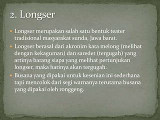 Jenis teater tradisional nusantara by DF4 | PPTX