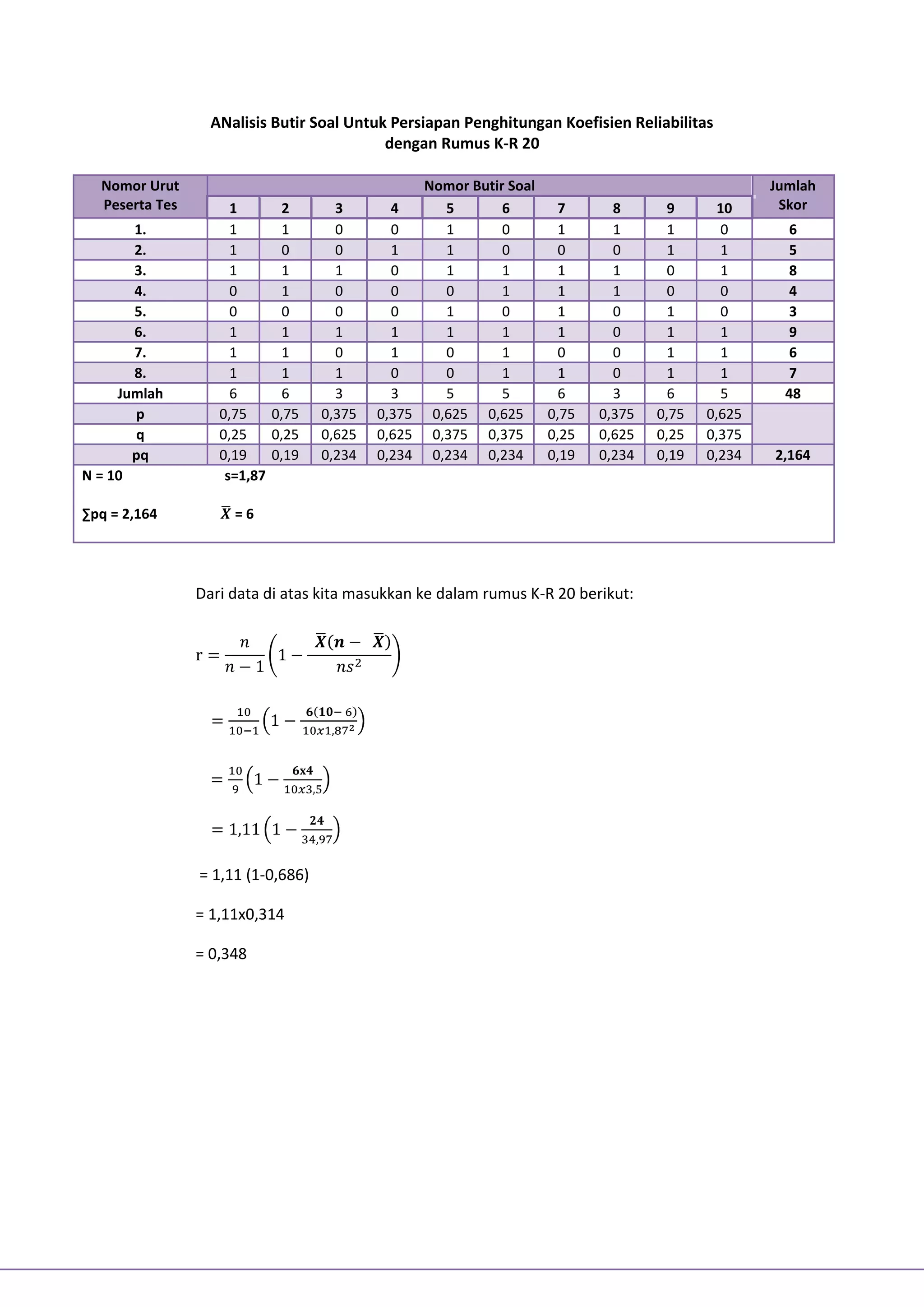 Jenis validitas | DOCX