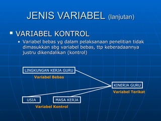 VARIABEL JENIS DAN PENGUKURANNYA DALAM STATISTIKA | PPT