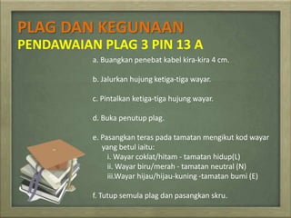 Jenis wayar dan kerja pendawaian | PPTX