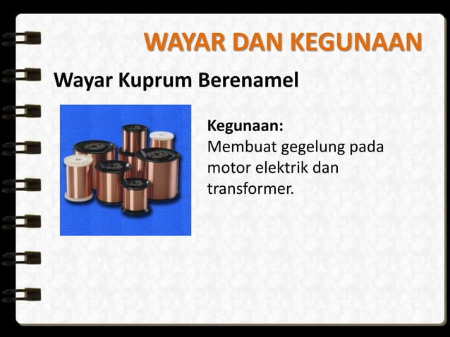 Jenis wayar dan kerja pendawaian | PPTX
